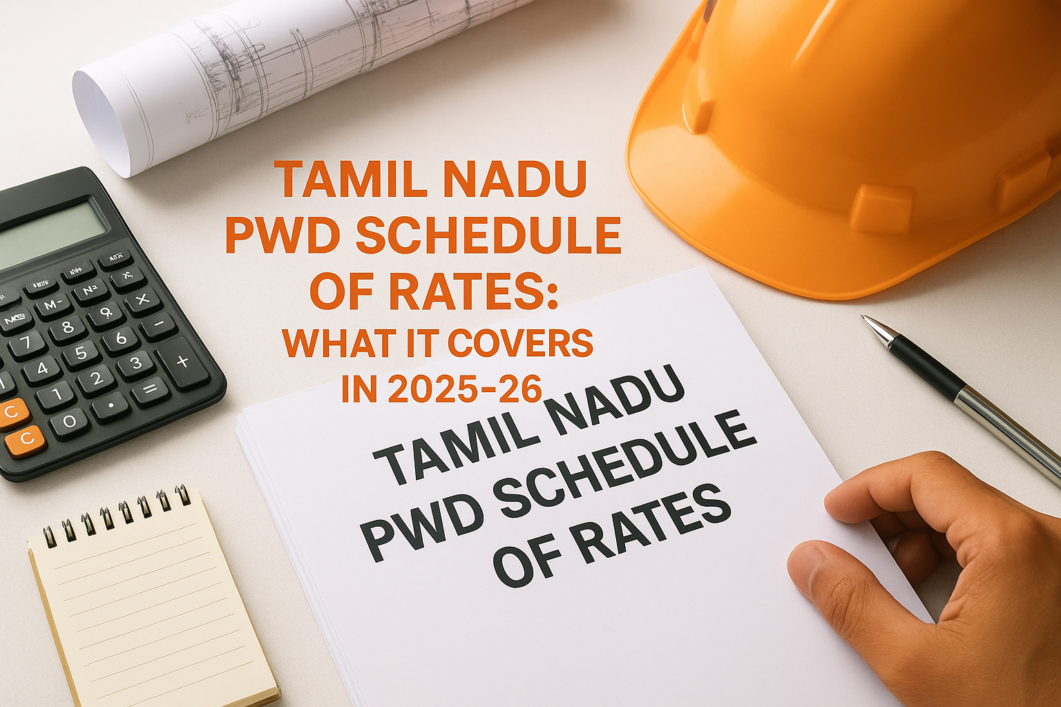 Tamil Nadu PWD Schedule Of Rates: What It Covers In 2025–26 | Arched